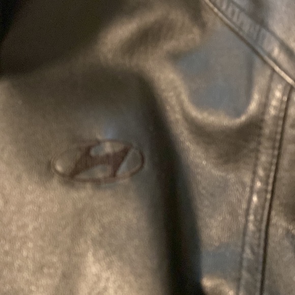 Hyundai | Jackets & Coats | Hyundai Leather Racing Jacket | Poshmark